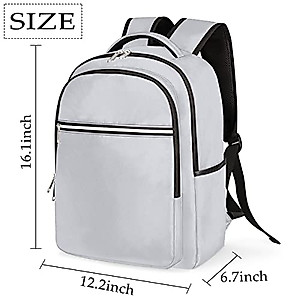 bisibuy St Patrick's Day Clover Leaves Travel Laptop Backpack, 16.1 Inches Computer Backpack, Durable Water-Repellent Travel Backpack for Business College Women Men Gift