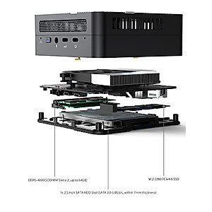 MINISFORUM Venus Series UM690 Mini PC AMD Ryzen 9 6900HX Desktop Computer, DDR5-4800 32GB 512GB PCIe4.0 SSD, 2.5Gbps LAN, 2X 4K HDMI, 1X 8K USB4 Output, Radeon 680M Graphics Micro PC