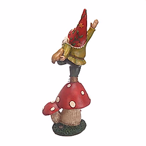 Topadorn Vegetable Garden Gnome Statue Decoration Statuary Gnomes Garden Decorations,Mushroom