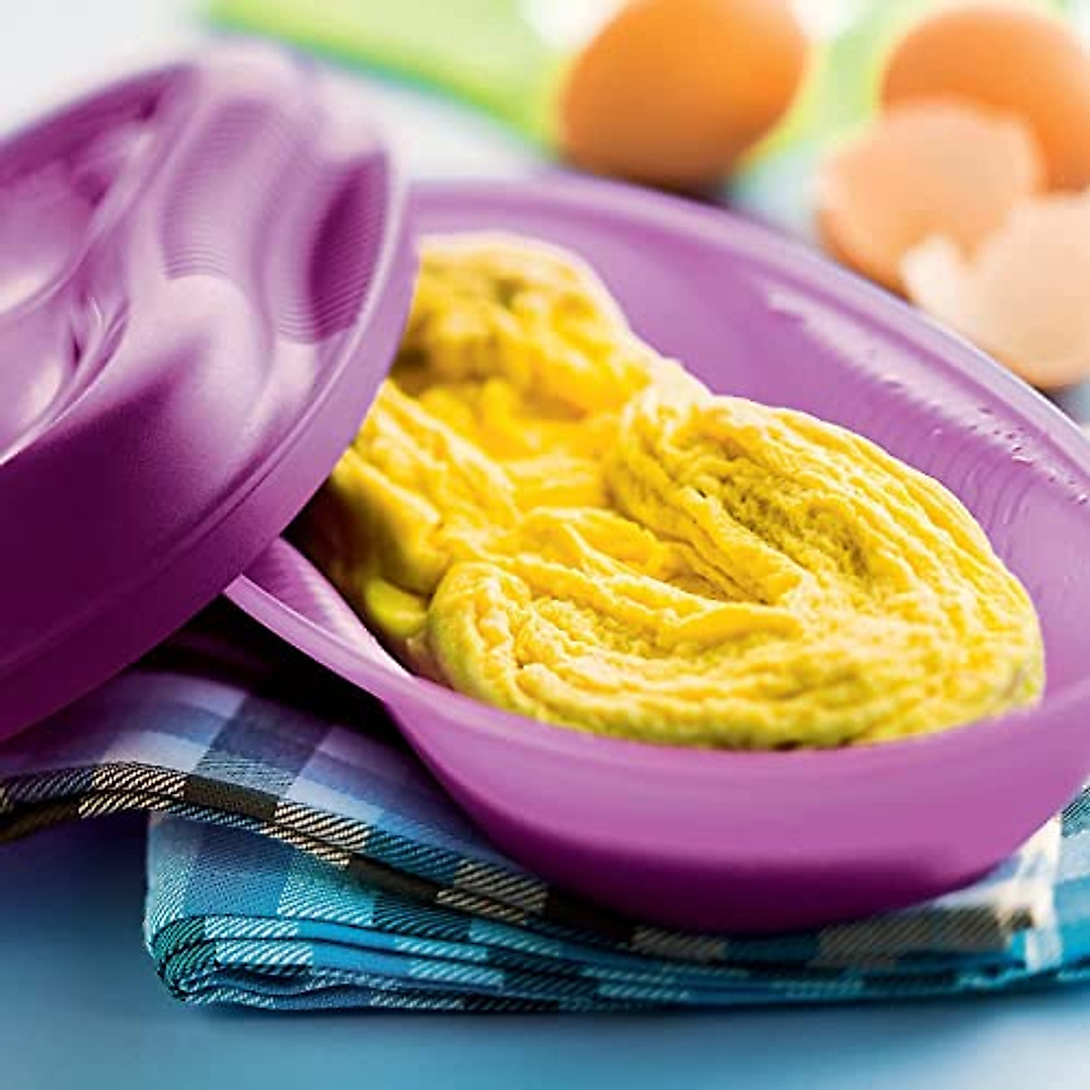 Tupperware Microwave Breakfast Maker Set in Rhubarb
