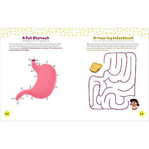 Human Body Preschool Activity Book: Hands-On Learning with Mazes, Coloring, and More!