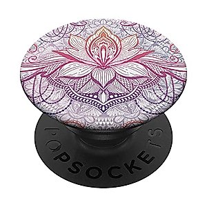 Lotus Flower for Yoga Meditation Pink Zen Namaste Gift Idea PopSockets Swappable PopGrip