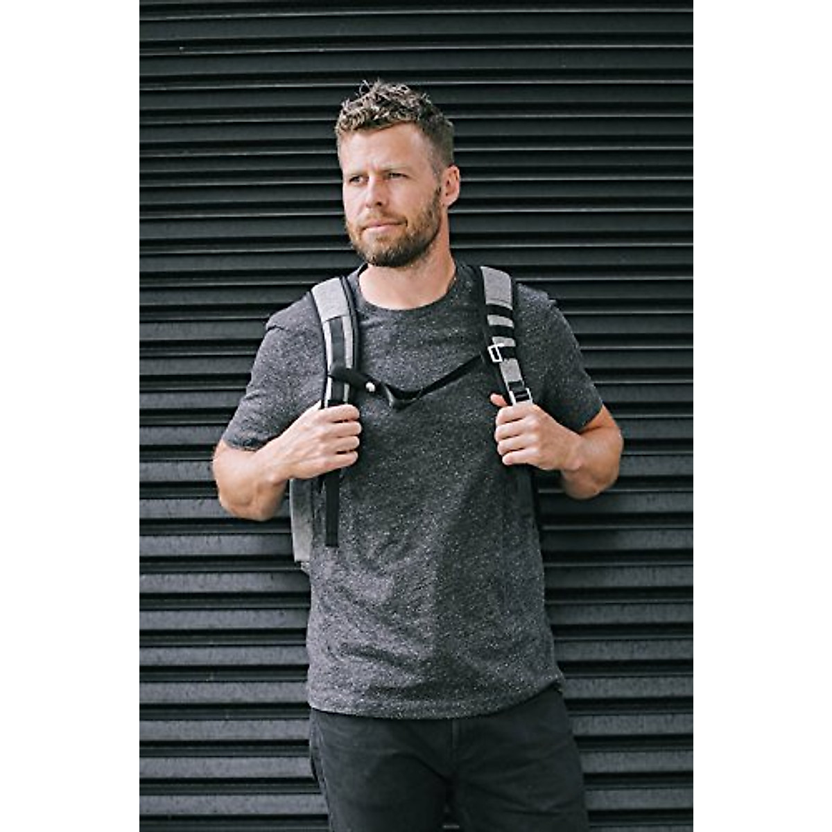 JuJuBe Hatch Durable Traveler/Diaper Dad Bag, XY Collection - Gray Matter