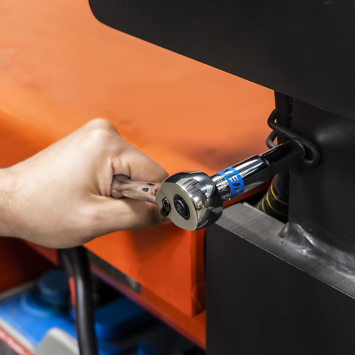 Neiko 02472A 3/8-Inch-Drive Colored Mechanics Tool Ratchet, Socket Set, 76-Piece Standard and Deep SAE Sizes 1/4" to 1" Metric Sizes 6 mm to 24 mm Made with CrV Steel for Auto Repair