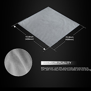 SPTA Buffing Polishing Pads Kits, with 3Pcs 6.5 Inch Polishing Pads,16oz Polishing Pad Cleaner, 2 Microfiber Towel and 1 Pad Cleaning Brush, All for Car Buffer Polisher, Polishing and Buffing