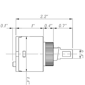 Dura Faucet DF-RK600 RV Ceramic Disc Cartridge Replacement for Faucets DF-NMK508 and DF-NMK861