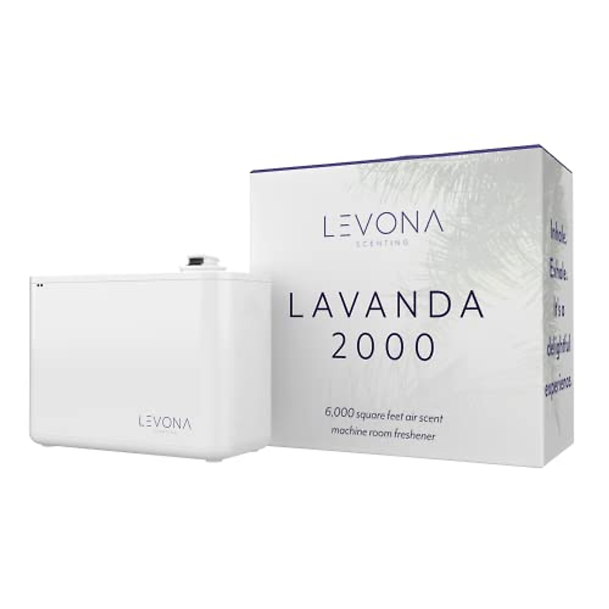 Levona Scent Lavanda: 6000 SQFT HVAC Diffuser Waterless Diffuser Scent Air Machine for Office, Hotel & Home Scent Diffuser - Fragrance HVAC Scent Diffuser + Remote Control App (Scent Sold Separately)