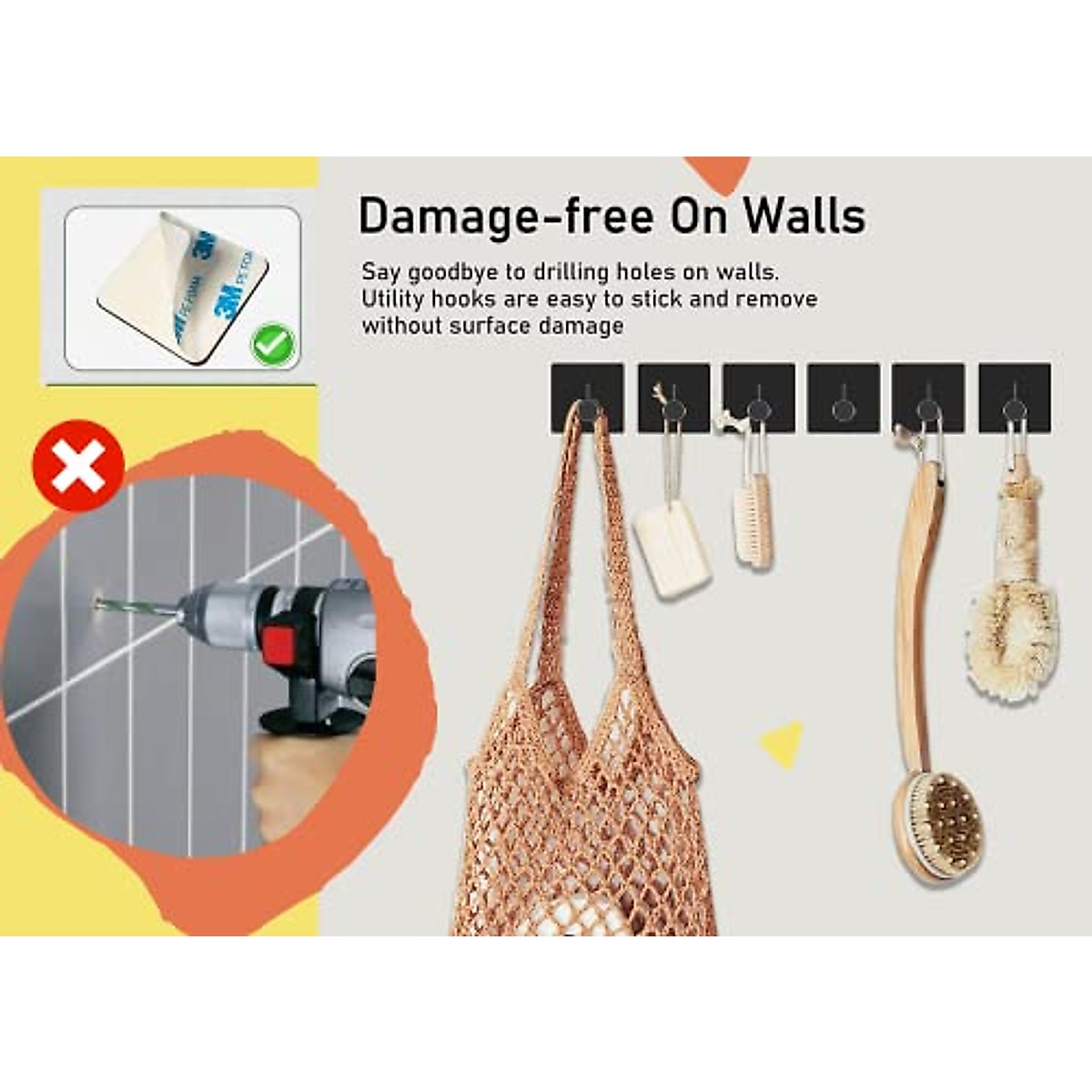 Matte Black Towel 5 Packs Hooks Bathroom Coat Hook Stainless Steel for Towel Robe,Clothes Cabinet Closet Wall Hook for Bedroom Kitchen Hotel Pool.