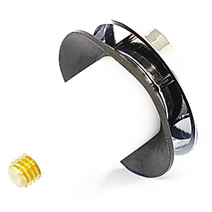 LASCO 03-4901 Tip-Toe Style, 5/16-Inch Thread x 2" Bathtub Drain Stopper, Chrome Plated