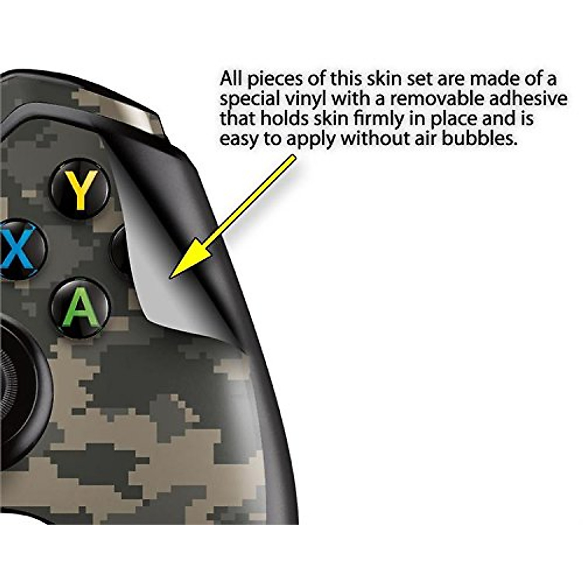 WraptorSkinz Decal Style Vinyl Skin Wrap compatible with XBOX One Original Wireless Controller WraptorCamo Digital Camo Combat - (CONTROLLER NOT INCLUDED)