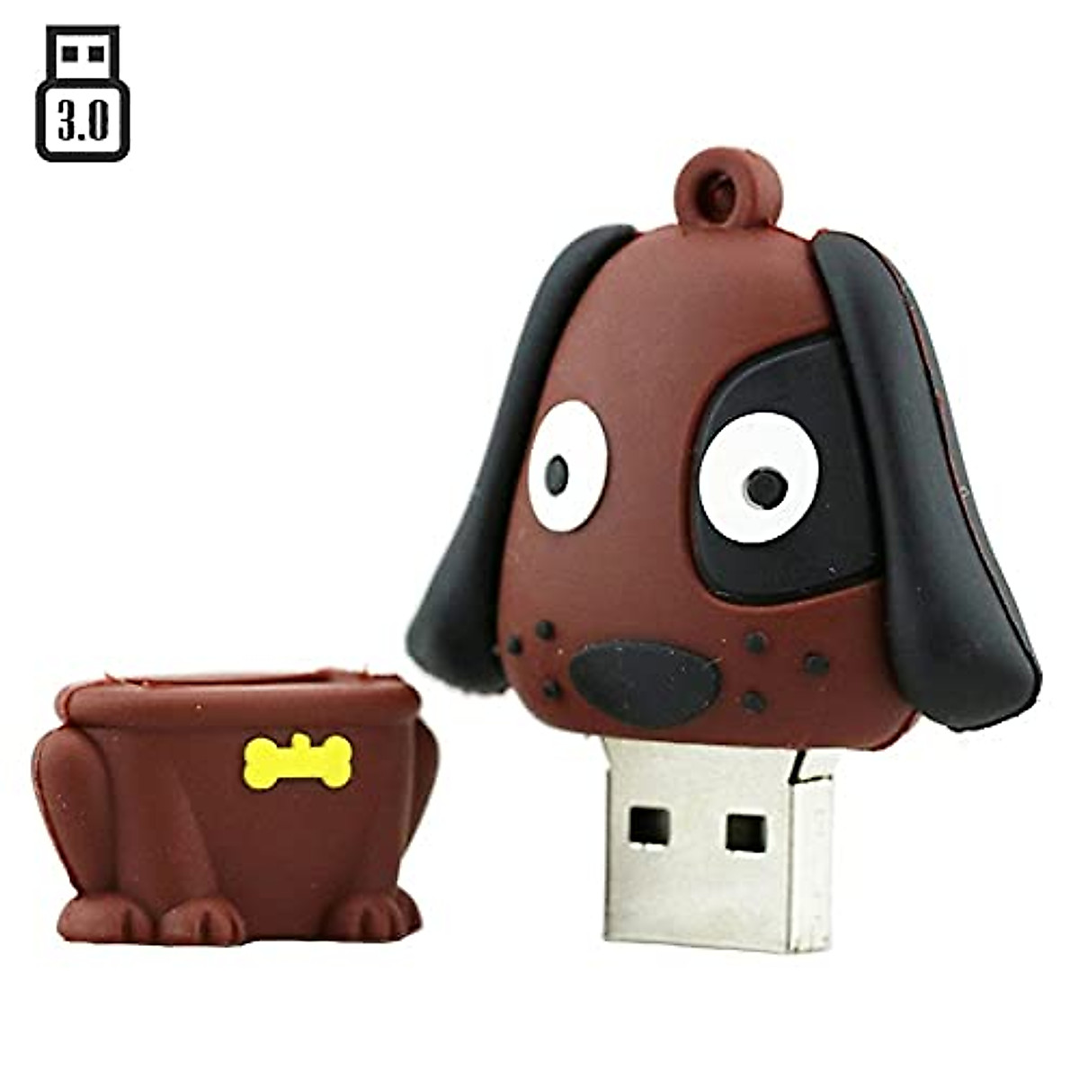 16GB Dog Model Flash Drive USB 3.0 Drive Memory Stick Thumb Drives Pen Drive Data Storage Zip Drive Jump Drive Flash Stick USB Stick - Brown