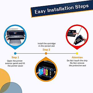 ColorKing Remanufactured 952 XL Ink Cartridges Replacement for HP 952XL Ink Cartridges Combo Pack for HP OfficeJet Pro 8710 8720 7740 7720 8210 8715 8725 8740 8702 Printer(Black,Cyan,Magenta,Yellow)