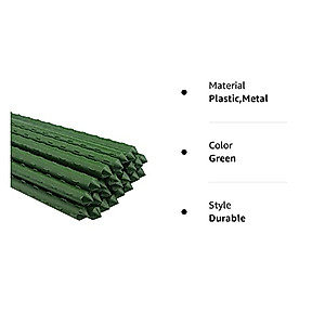 Sunnyglade 48” Plant Stakes Garden Tomato Sticks Plant Stakes & Supports for Potted Plants