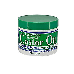 Hollywood Beauty Castor Oil Hair Treatment with Mink Oil, 7.5 Ounce
