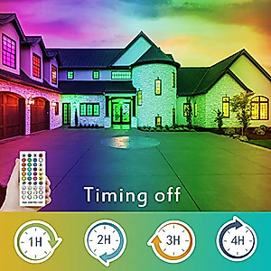 65.6 ft Smart Music SYNC LED Strip Lights,Hedynshine RGB Light Strips 24V 40key Remote Controller