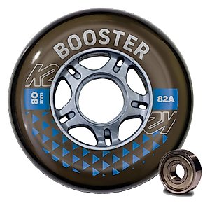 K2 Skate Booster 80 MM / 82A 8-Wheel Pack W/ILQ 7