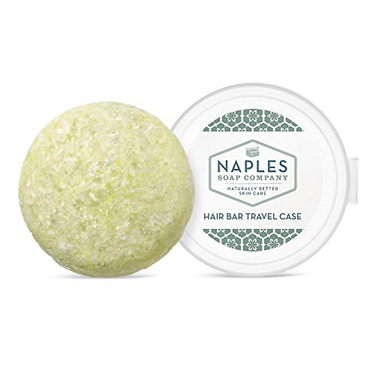 Naples Soap Company Solid Shampoo Bar for All Hair Types – Eco-Friendly, Free of Parabens, Alcohol, Pthalates – Handmade, pH Balanced, Hydrating Haircare, Lasts 50-75 Uses – Coconut Lime, 1.75 oz