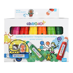 Creatology 12 Count (96 total) Rainbow Washable Dot Markers Perfect for Drawing, Coloring, Arts & Crafts - Bulk 8 Pack