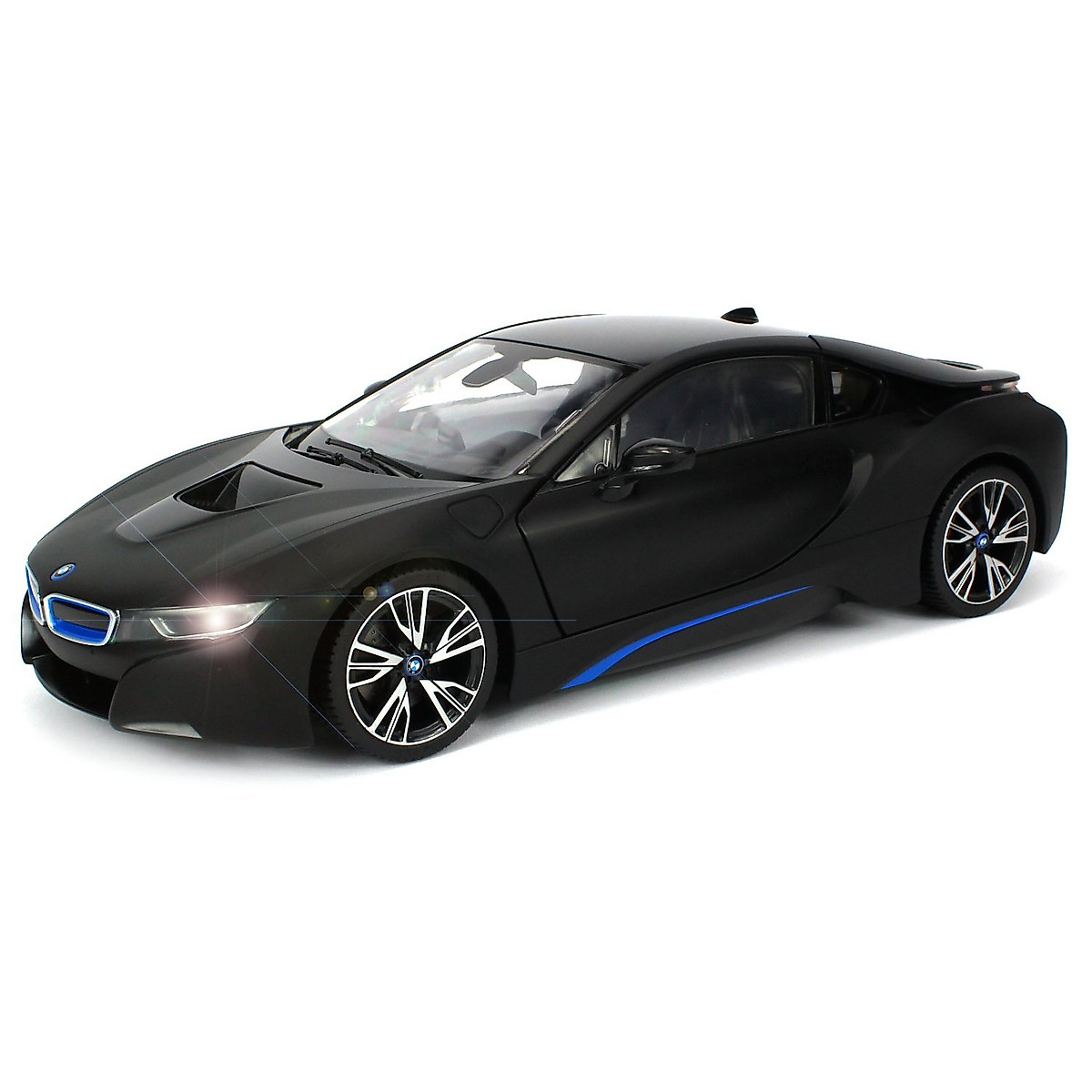 Modern-Depo Officially Licensed RC Vehicles Scale 1:14 w/Open Doors by Rastar (Black)