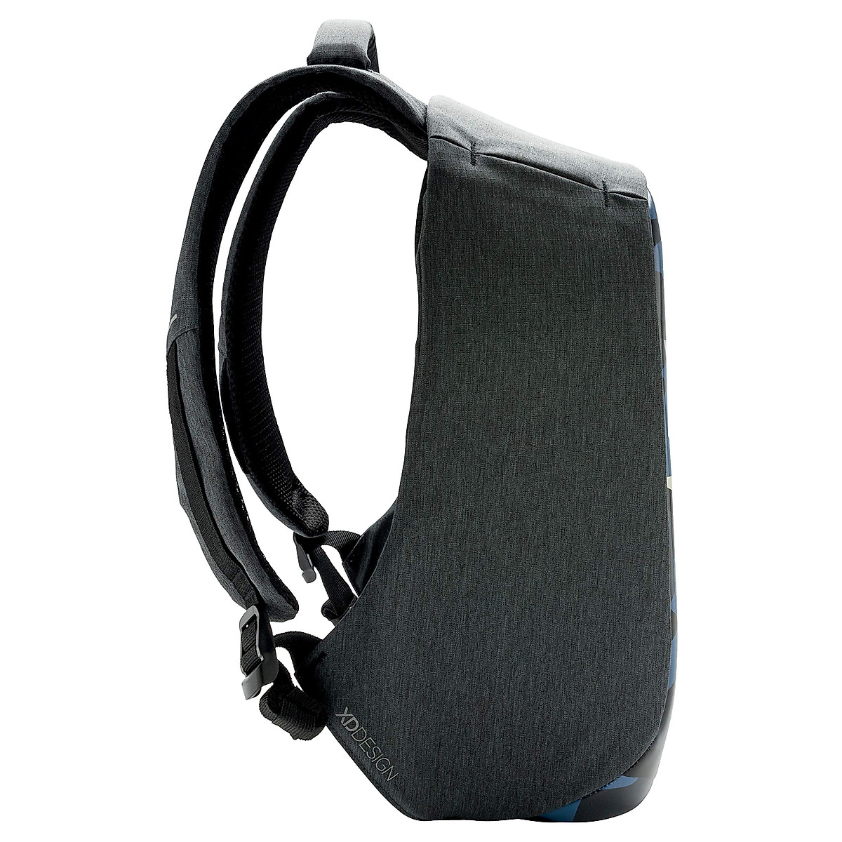 XDDesign Bobby Compact Print Anti-Theft Laptop USB Backpack Camouflage Blue