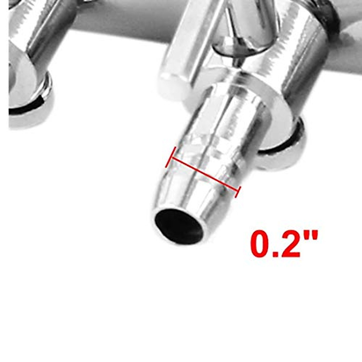 QMseller Aquarium Air Valve 18 Way Inline Manifold Air Flow Pump Tubing Splitter Lever Control Valve