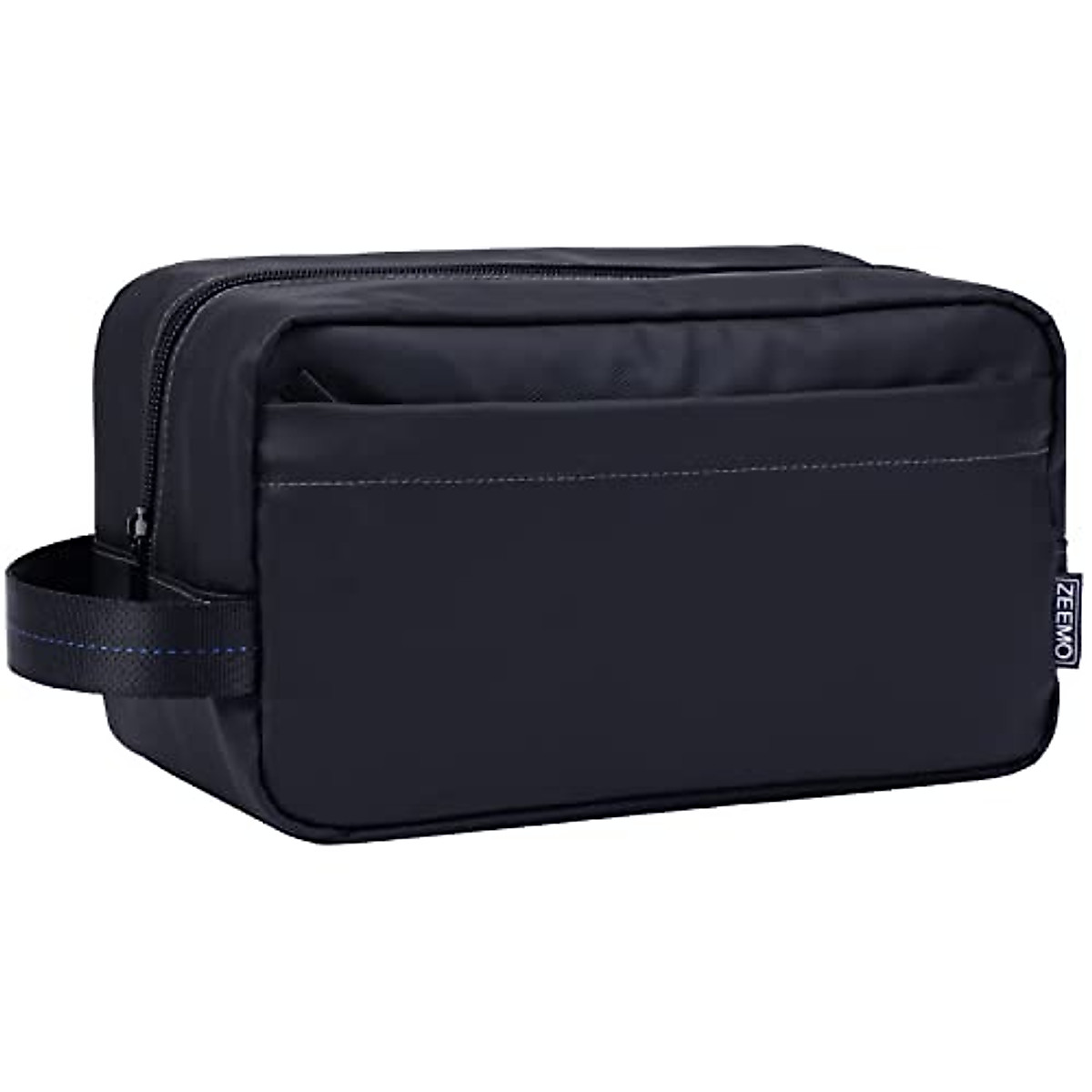 ZEEMO Toiletry Bag for Men, Water-resistant Shaving Bag, Dopp Kit with Multi-pocket for Toiletries, Travel Organizer Case, Black