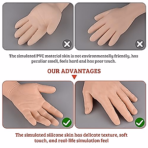 SimCoach Intravenous Practice Arm, Phlebotomy Practice Kit, IV Venipuncture Training Arm for Injection and Infusion, Medical EducationTraining Model