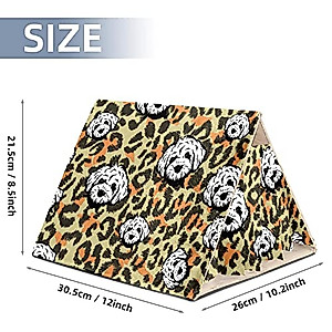 Dog Leopard, Guinea Pig Hideout for Small Animal Hamster Gerbils Chipmunks Squirrels Hedgehogs Guinea Pig Bed