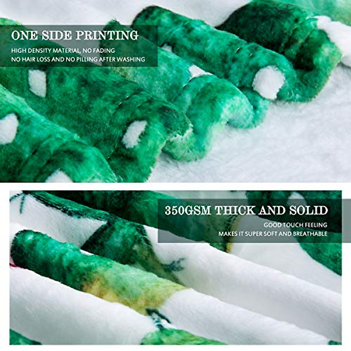 Jekeno Narwhals Blanket Throw Smooth Soft Blanket for Sofa Couch Bed Office 50"x60"