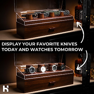 Holme & Hadfield - Combo Deck Extra Pillars - 4 Pack - Walnut (Pillars Only)