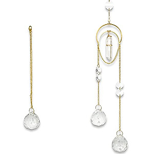 2Pieces Brighter Home Suncatcher Crystal Prism Hanging Ornament Rainbow Maker Perfect Decoration for Home Garden Car Wedding Party Gift Christmas Day