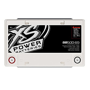 XS Power 12V AGM Super Capacitor Bank 4000W 500 Farad 10000A Group 65 SB500-65