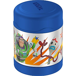 THERMOS FUNTAINER 10 Ounce Stainless Steel Kids Food Jar, Toy Story 4