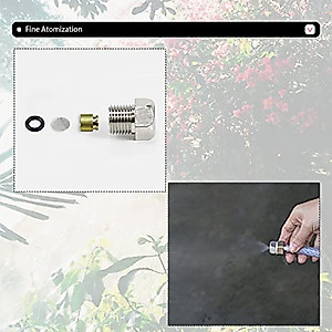 MroMax Mist Nozzle - 1/4BSPF Male Thread 1.5mm Orifice Diameter Stainless Steel Fine Atomizing Spray Tip 1Pcs