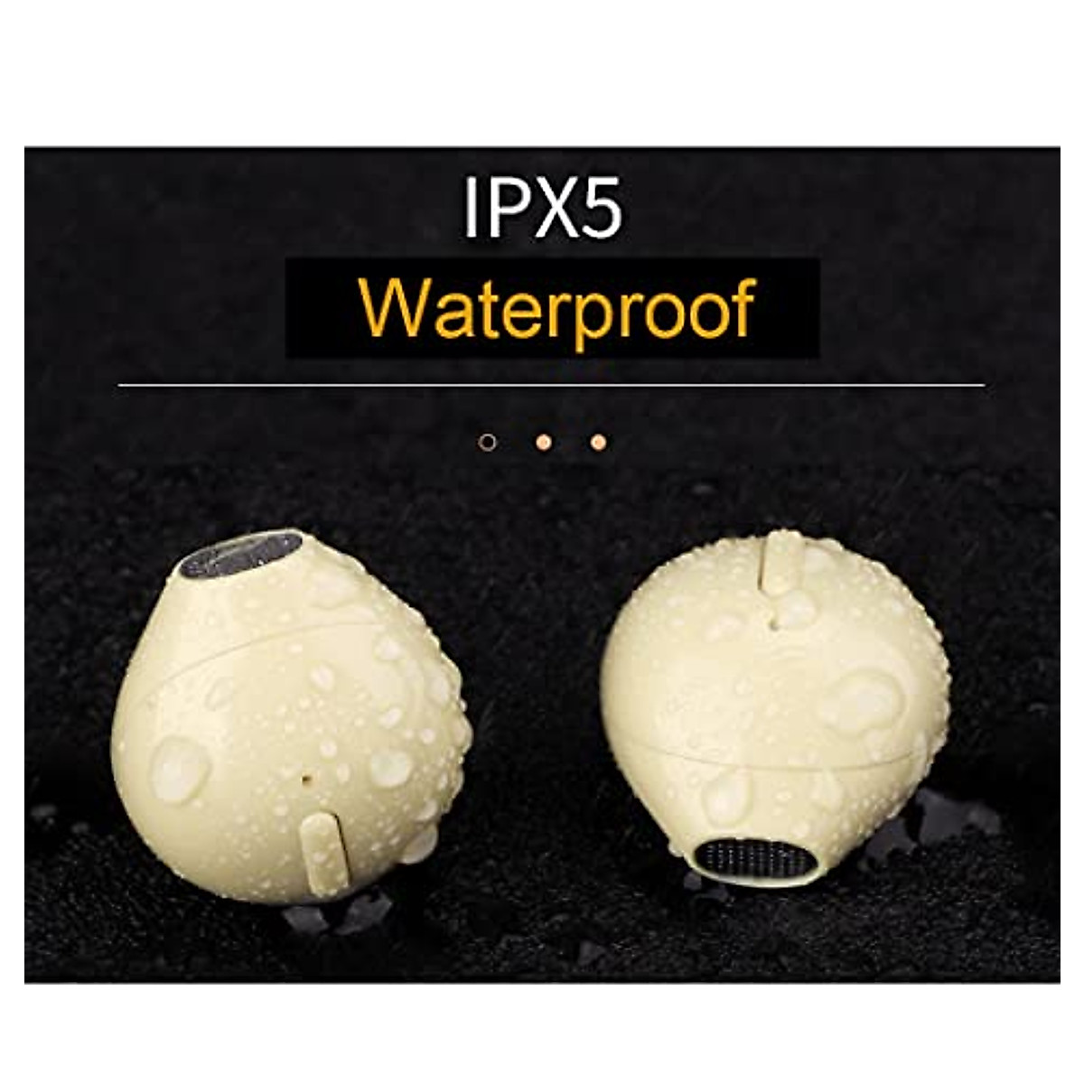 Loluka Invisible Earbuds 20 Hours Playtime Mini Bluetooth Earbuds True Wireless Earbuds Stereo HiFi Music IPX5 Waterproof Noise-Cancelling Discreet with Wireless Charging Case