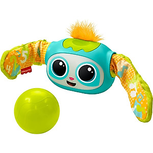 Fisher-Price Rollin’ Rovee Learning Toy with Music Lights and Smart Stages Educational Content for Baby Toddler and Preschool Kids