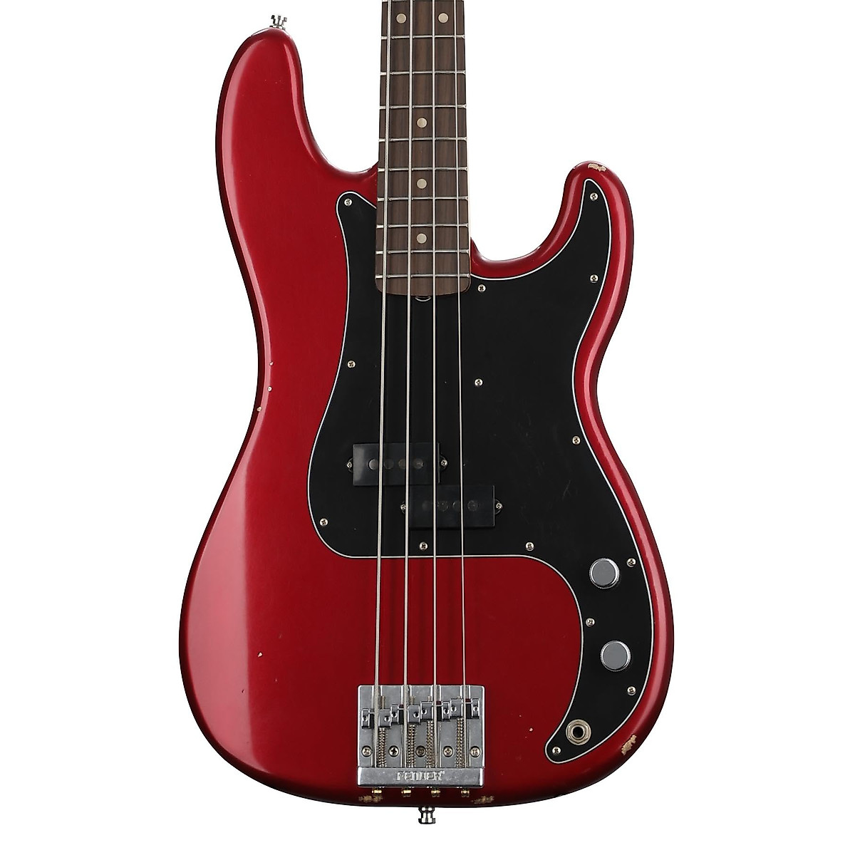 Fender Nate Mendel Precision Bass, Candy Apple Red, Rosewood Fingerboard