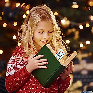 YoeeJob 120pcs Christmas Bookmarks Bulk for Women/Men/Kids, Xmas Tree Snowman Santa Reindeer Claus Bookmark for Book Lovers, Christmas Gift for Students, Holiday Party Favors