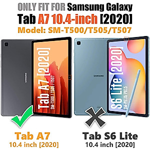 Samsung Galaxy Tab A7 Case 2020 with Stand | Herize Galaxy Tab 10.4 Inch Case SM-T500/T505/T507 | Heavy Duty Shockproof Protective Rubber Case W/Hand Strap Shoulder Strap for Galaxy Tab A7 | Black