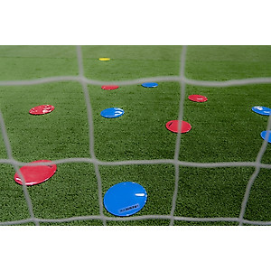 Kwik Goal Flat Round Marker (Pack of 10), Red