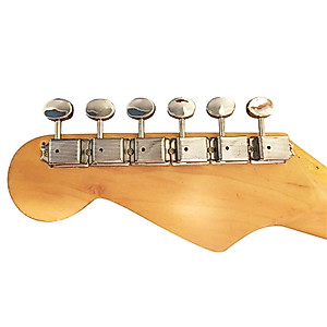 Dopro Chrome Split Shaft Vintage Guitar Tuning Keys Pegs Guitar Tuners Machine Heads for Strat Tele