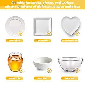 15 Pieces Reusable Bowl Covers in 6 Size, Sublaga Stretch Cloth Fabric Dish Cover Kitchen Storage Containers Lids for Fruits Food Leftover Dough Bread Proofing (Fruit Style)