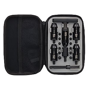 Wheeler F.A.T. Stix with 12 Screwdriver Bits, 5 Torque Limiters, and Storage Case for Firearm Building and Maintenance
