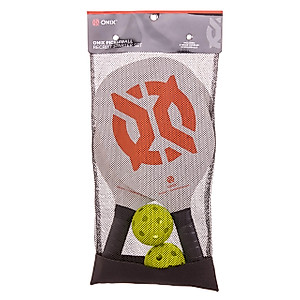 Onix Recruit Pickleball Starter Set Includes 2 Paddles and 2 Pickleballs For All Ages and Skill Levels to Learn to Play, White, 3.00 x 8.00 x 16.00"