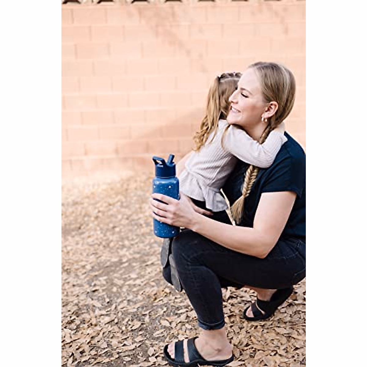 Simple Modern Disney Princess Water Bottle with Straw Lid Vacuum Insulated Stainless Steel Metal Thermos | Gifts for Women Men Reusable Leak Proof Flask | Summit Collection | 32oz Belle on Mauve