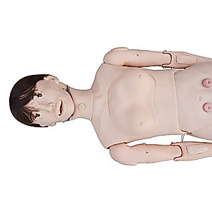 INTBUYING 2in1 Education Model Patient Care Manikin Advanced Multifunctional Training Dual Sex Mannequin, Patient Care Teaching Human Manikin(Man and Woman)