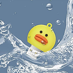 SBR USB Flash Drives,8GB / 16GB / 32GB / 64GB Waterproof Silicone USB 2.0 USB Flash Memory Stick Data Storage Pendrive Thumb Drives (64GB,Yellow Duck)
