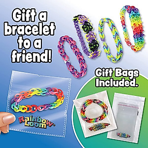 Rainbow Loom® Combo Set, Features 4000+ Colorful Rubber Bands, 2 Step-by-Step Bracelet Instructions, Organizer Case, Great Gift for Kids 7+ to Promote Fine Motor Skills