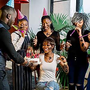 Death to My 20s Party Favors 190PCS+ Temporary Tattoos Rip to My 20s Birthday Party Decorations Supplies, 30th Birthday Black Funeral Party for Women's and Man's Funny Thirtieth Birthday Party