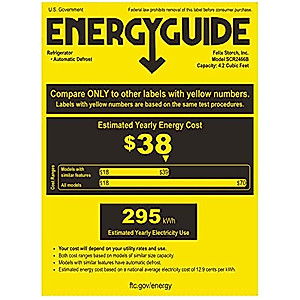 Summit SCR2466B 24 Inch 4.2 cu. ft. Capacity Freestanding or Built In Glass Door Beverage Center with Reversible Door, Lock, 4 Shelves, Reversible Door Hinge, Factory Installed Lock, CFC Free, Comme